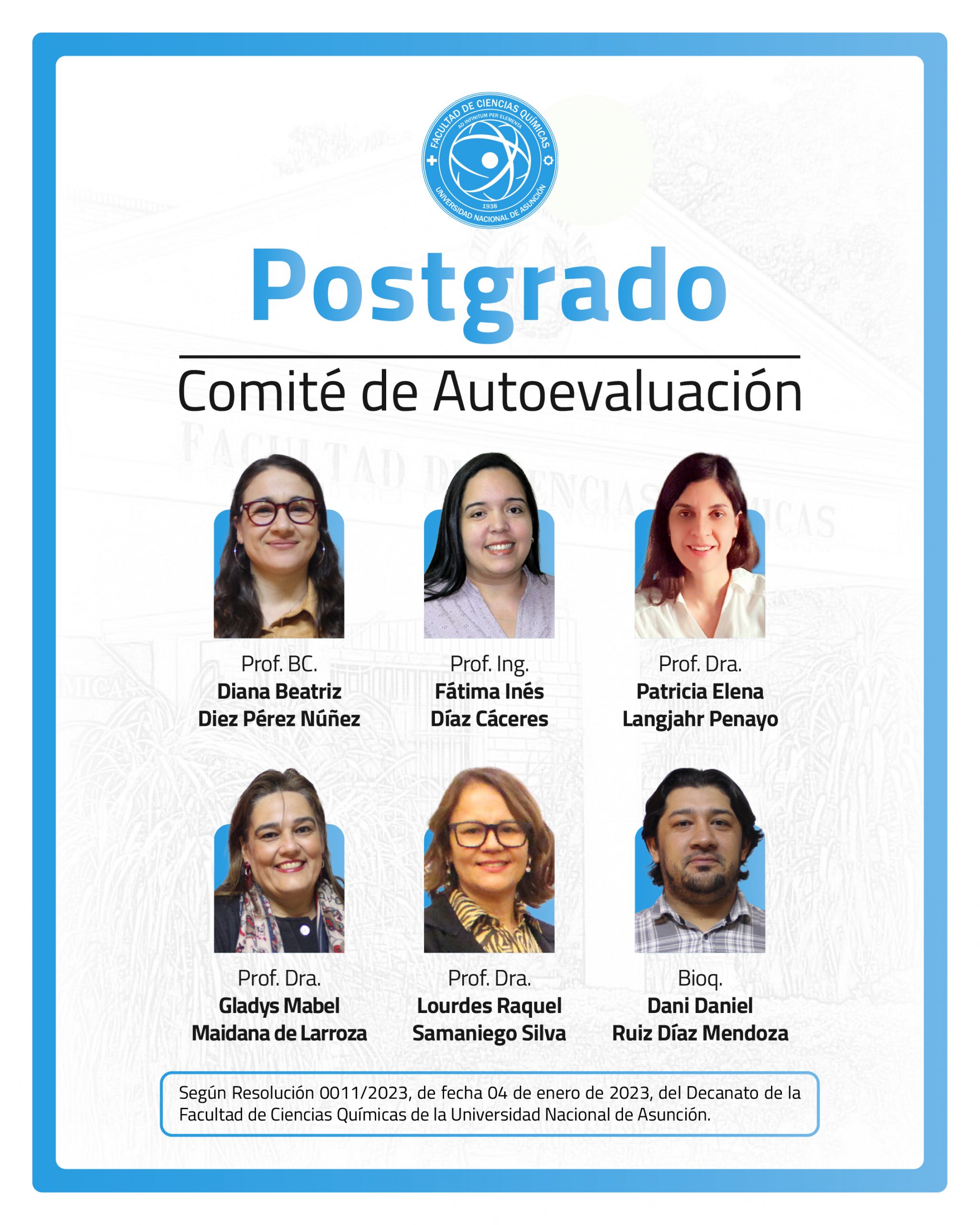 Programas de Postgrado - Facultad de Ciencias Químicas de la U.N.A.